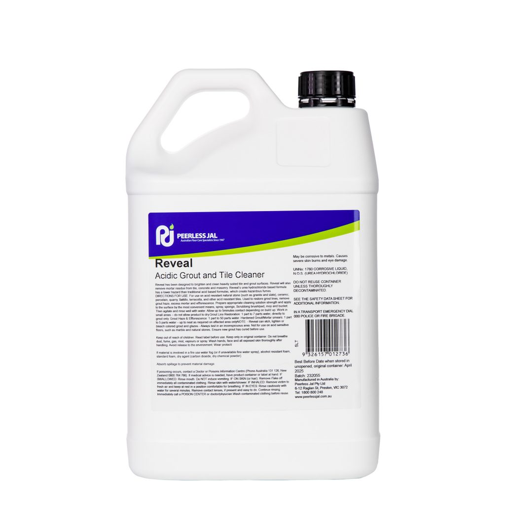 Reveal Acidic Grout & Tile Cleaner | Peerless JAL