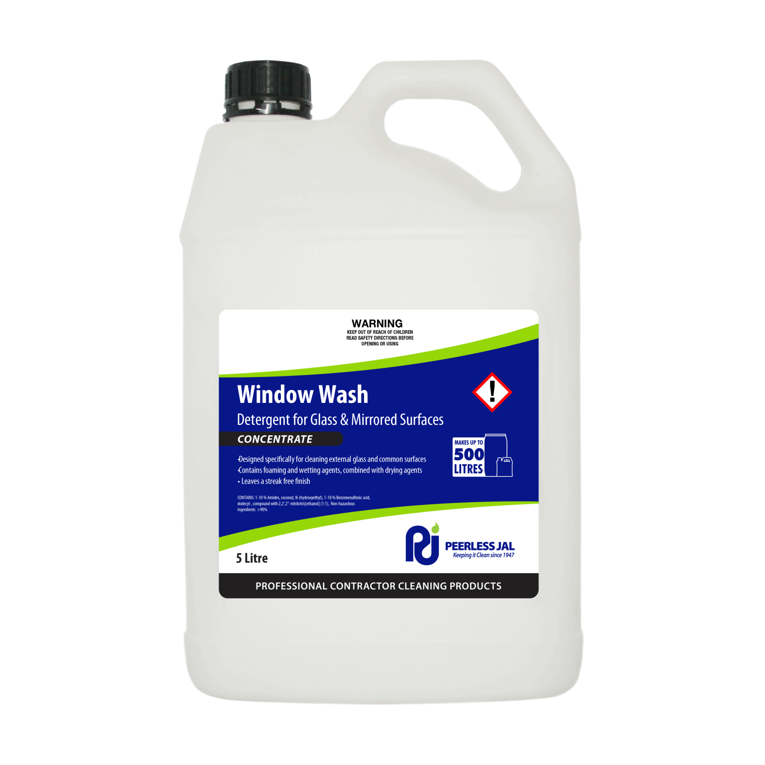 Window Wash Concentrated Glass Wash Peerless Jal