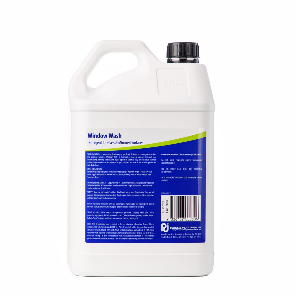 Window Wash Concentrated Glass Wash | Peerless JAL